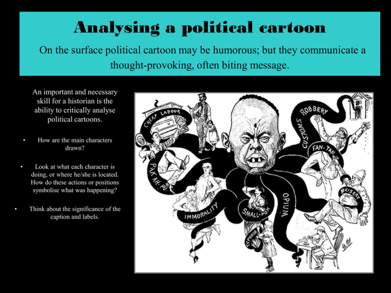 Analyzing Political Cartoons: A Worksheet Guide