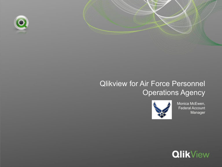 Qliktech* Federal Slide Deck