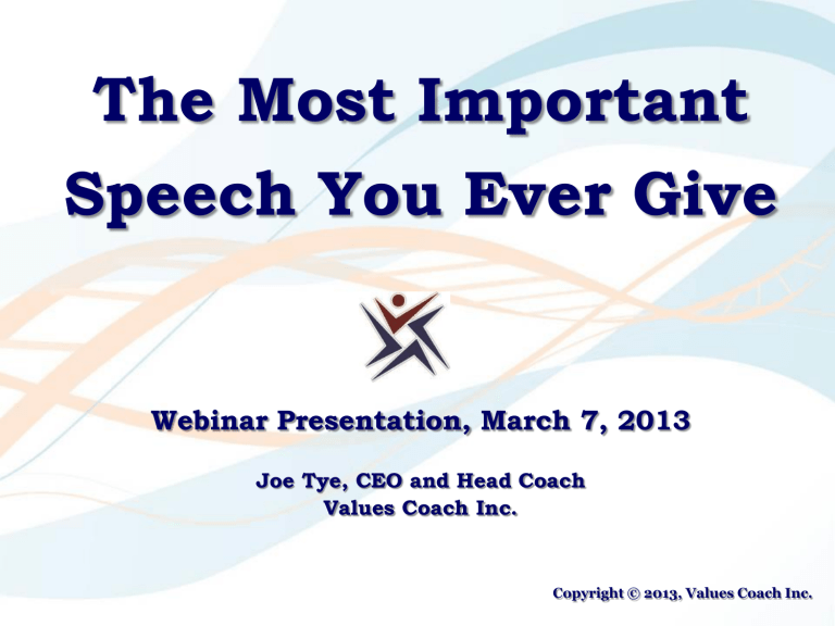 Challenge - Values Coach Inc.