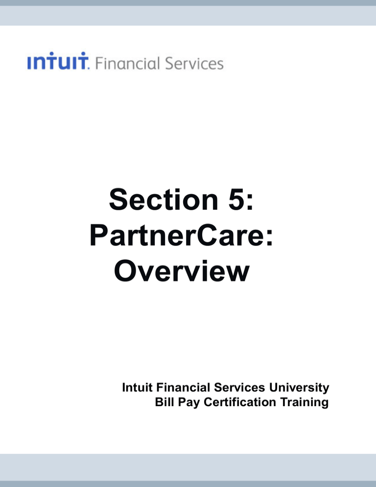 Bill Pay Certification