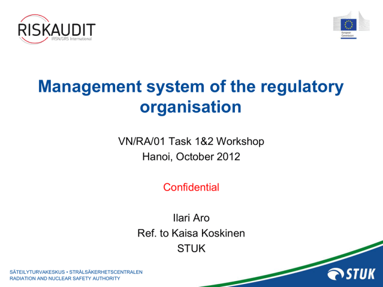 Regulatory Organization Management System Presentation
