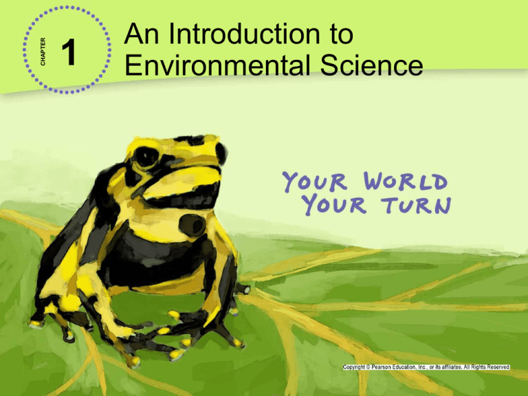 Environmental Science Introduction: Textbook Chapter