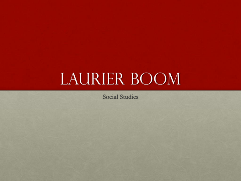 Laurier Boom