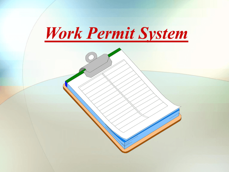 Work Permit System
