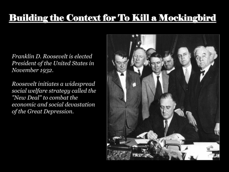 1930s Jim Crow South ppt 1930s Jim Crow South ppt