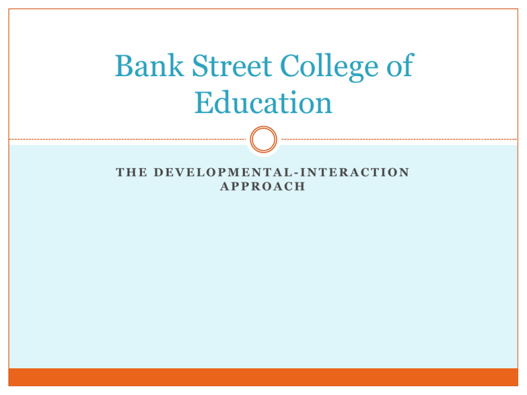 bank street powerpoint