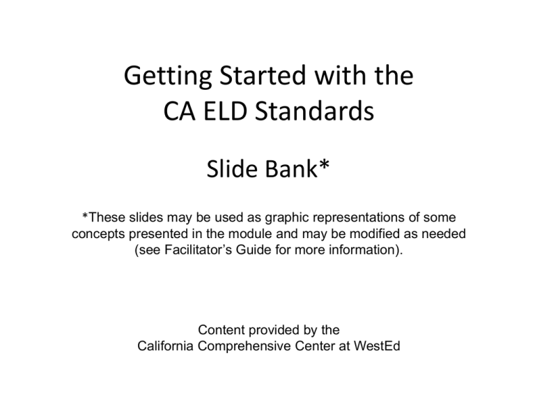 CA ELD Standards Digital Chalkboard CA ELD Standards Digital Chalkboard