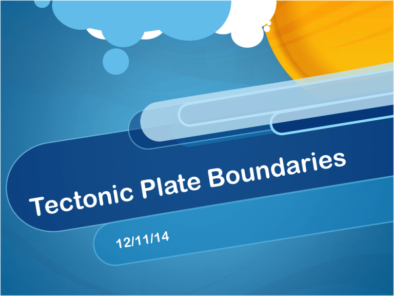 Plate Tectonics: Convergent, Divergent, Transform Boundaries
