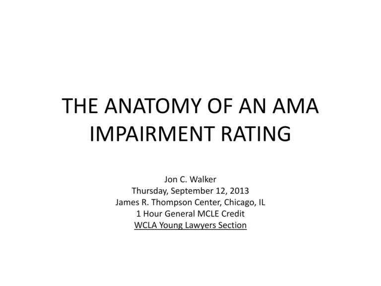 AMA Impairment Rating: A Comprehensive Guide
