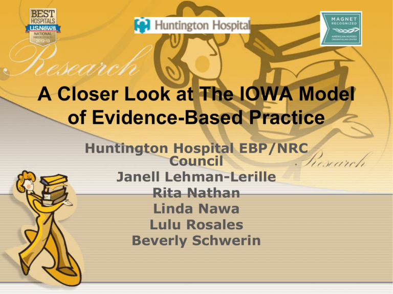 IOWA Model of Evidence-Based Practice: A Closer Look