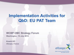 EMA Master Data Roadmap - European Medicines Agency