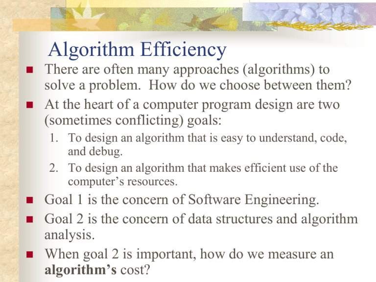 Algorithm Efficiency: Big-O Analysis & Growth Rates