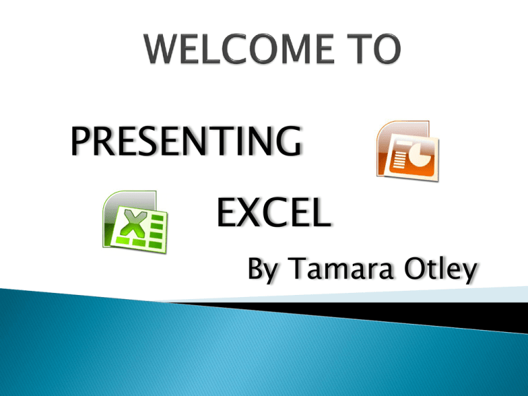 Presenting Excel For Conference
