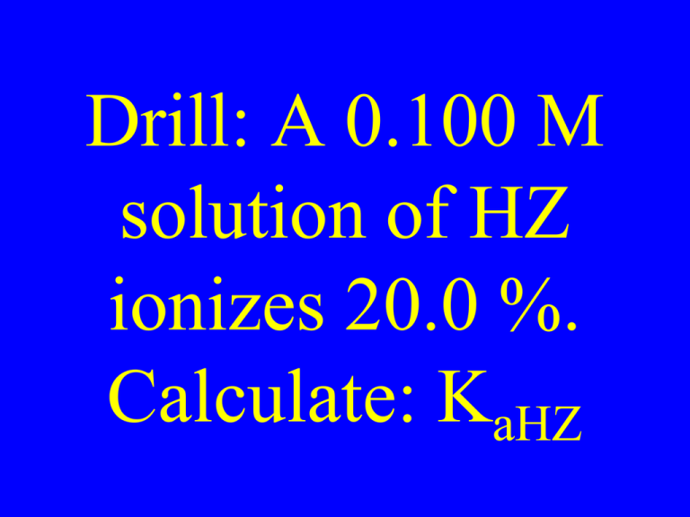 Buffer Solutions Buffer Solutions