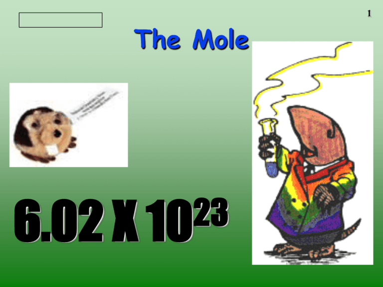 The Mole Concept: Chemistry Presentation