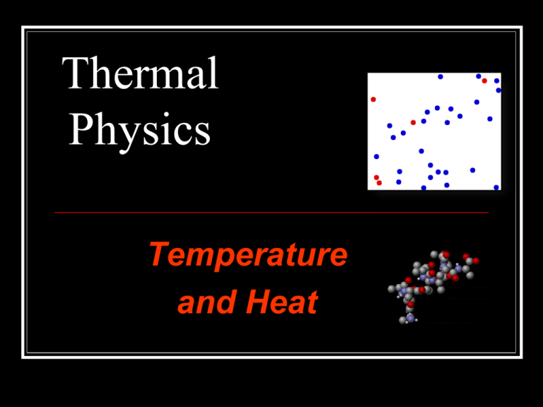 Thermal Physics: Temperature and Heat Presentation