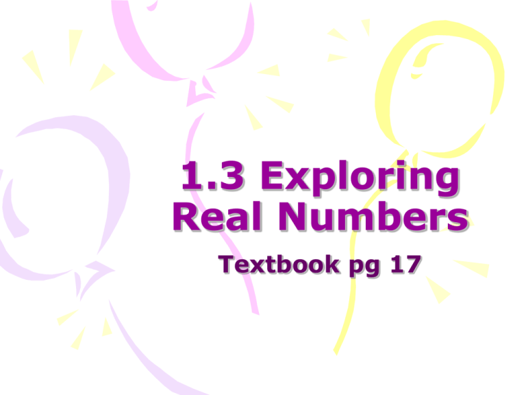 Real Numbers: Exploring Number Systems & Inequalities