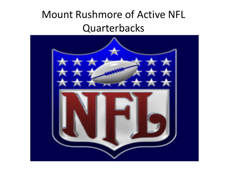 Mount Rushmore of Active NFL Quarterbacks