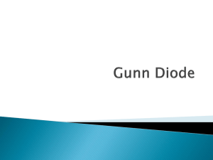 Gunn Diode: Definition, Construction & Applications
