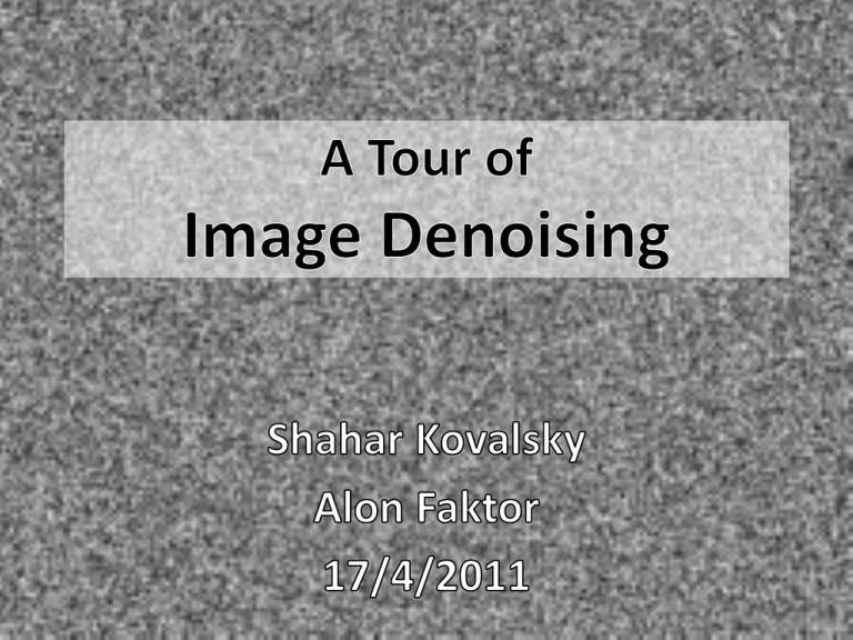 Image Denoising Techniques: A Comprehensive Overview