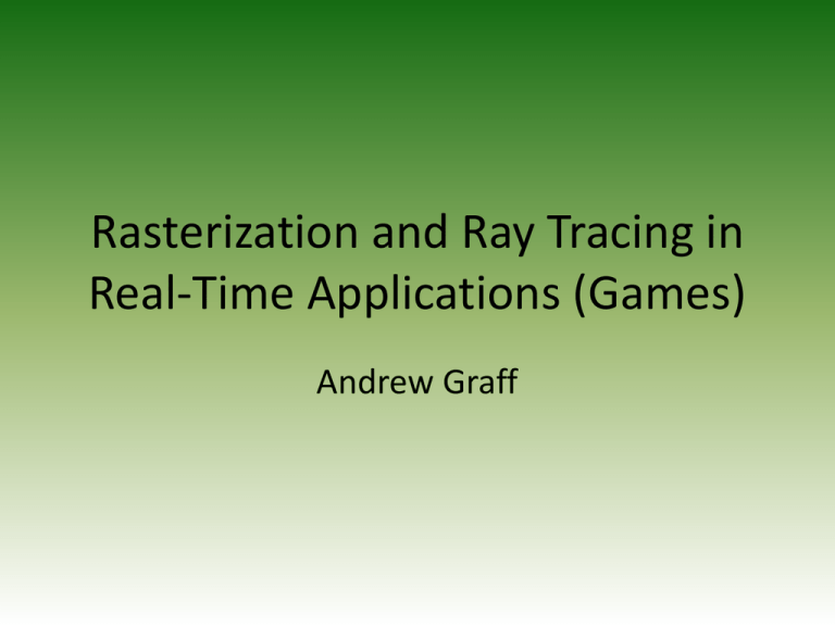 Rasterization vs Ray Tracing: Real-Time Graphics
