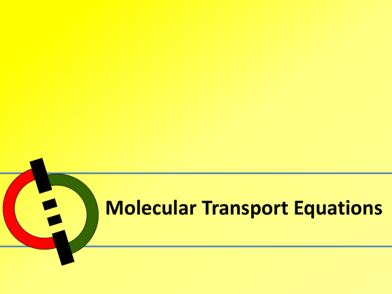 Molecular Transport Equations: Flux, Heat, Mass, Momentum