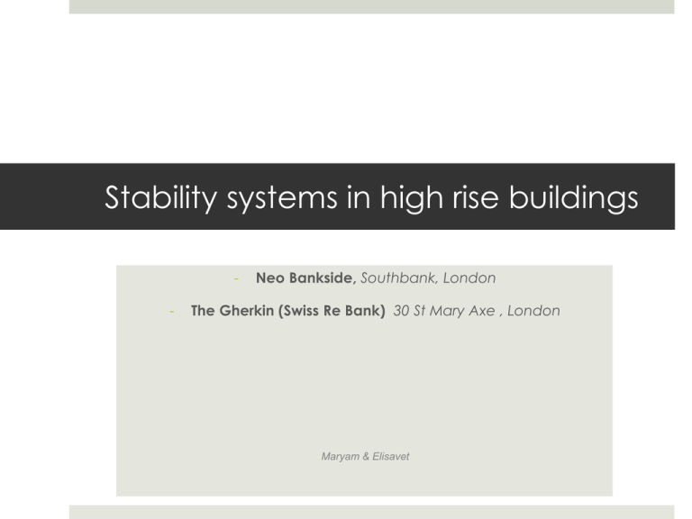 High-Rise Building Stability Systems: Case Studies