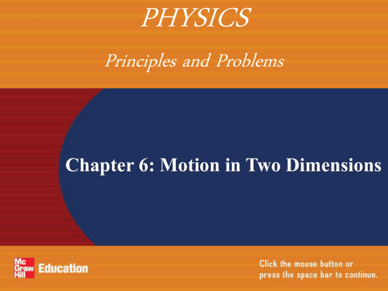 Motion in Two Dimensions: Physics Presentation