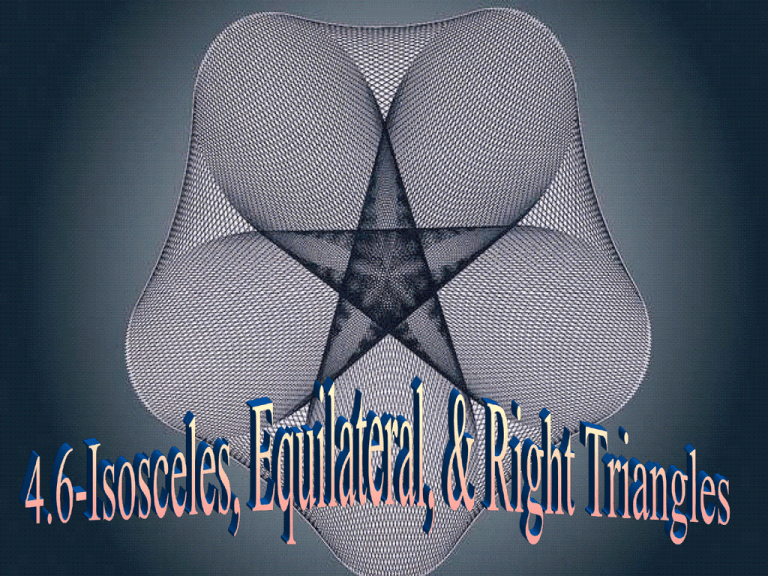 Isosceles Triangles & Congruence Theorems