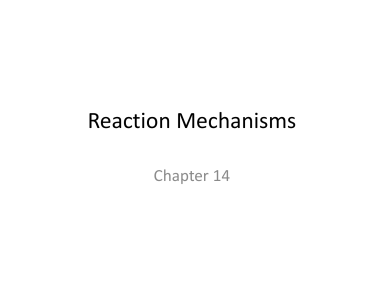 Reaction Mechanisms: Chemistry Presentation