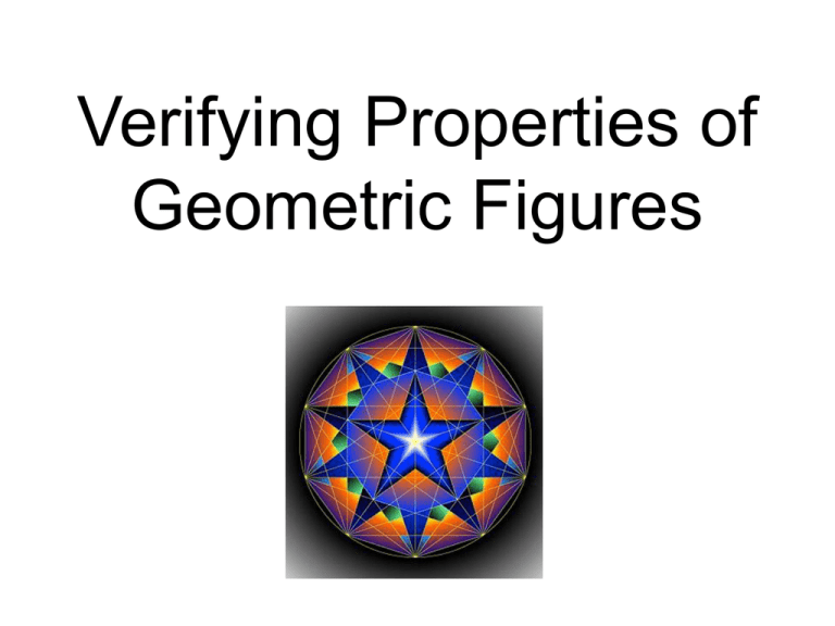 Verifying Geometric Properties: Triangle Examples & Exercises