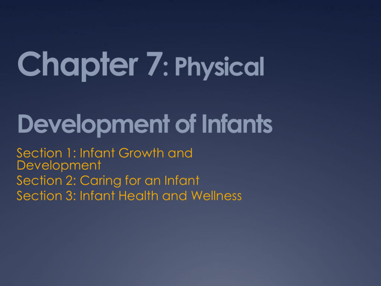 Infant Physical Development: Growth, Care, and Health