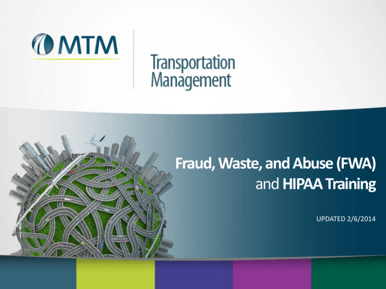 FWA & HIPAA Training Presentation | Compliance