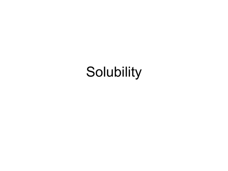 Solubility: Ks, IP, Common Ion Effect Chemistry Worksheet