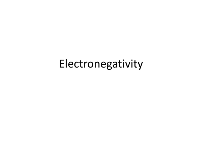 Electronegativity: Chemical Bonding Explained