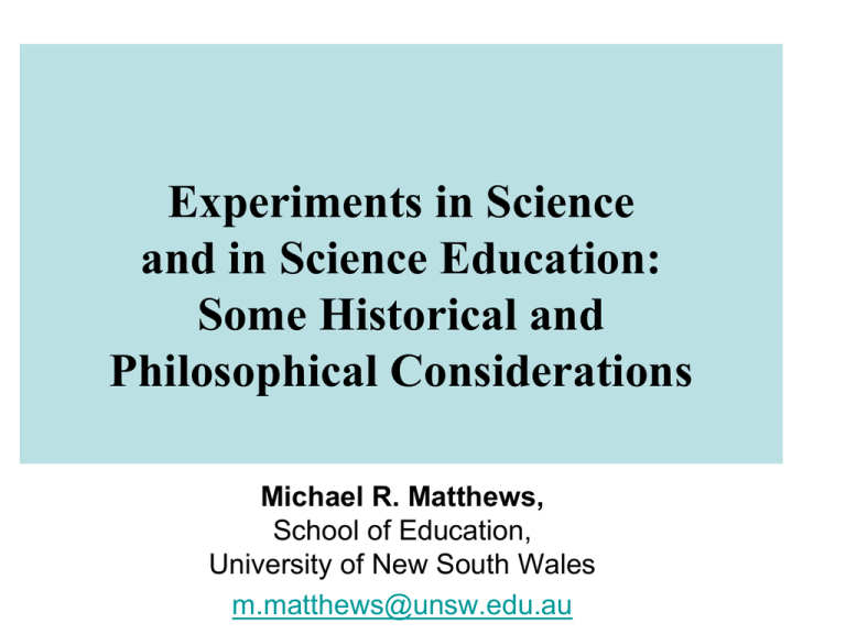 M. Matthews