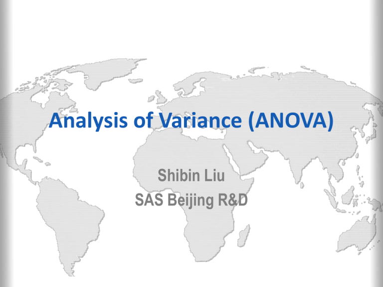 ANOVA: Analysis of Variance Explained
