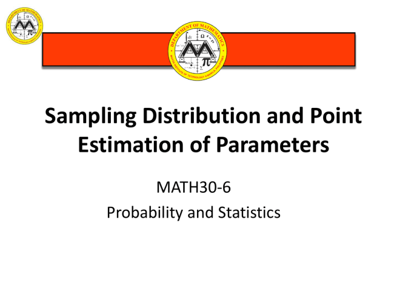 Sampling Distribution & Point Estimation Presentation