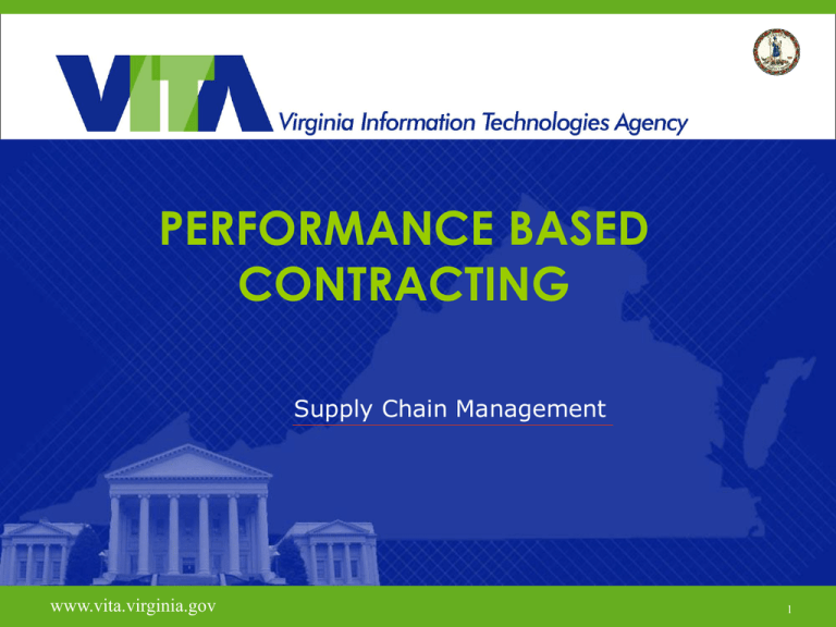 performance based contracting