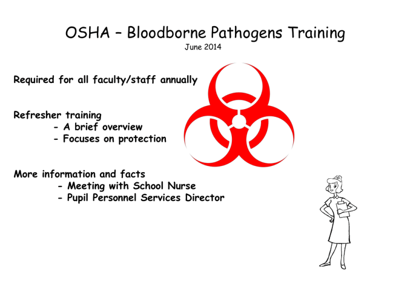 OSHA Bloodborne Pathogens Training Presentation