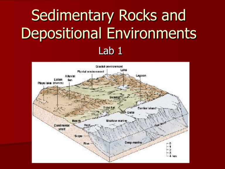 Sedimentary Rocks & Depositional Environments Lab