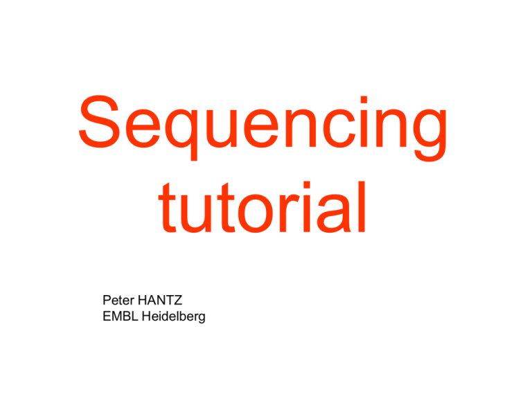 Illumina (Solexa) sequencing