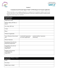 Request for Proposal