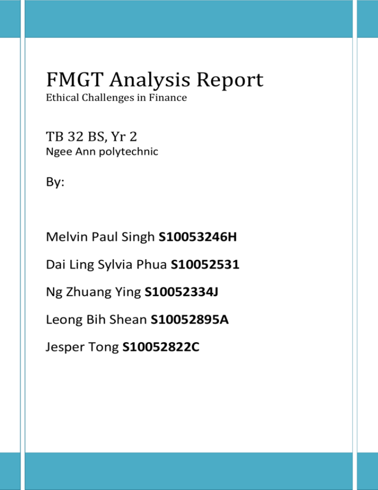 FMGT Report Analysisdocx