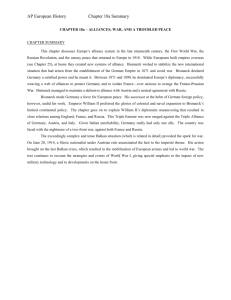 Bismarck's alliance system