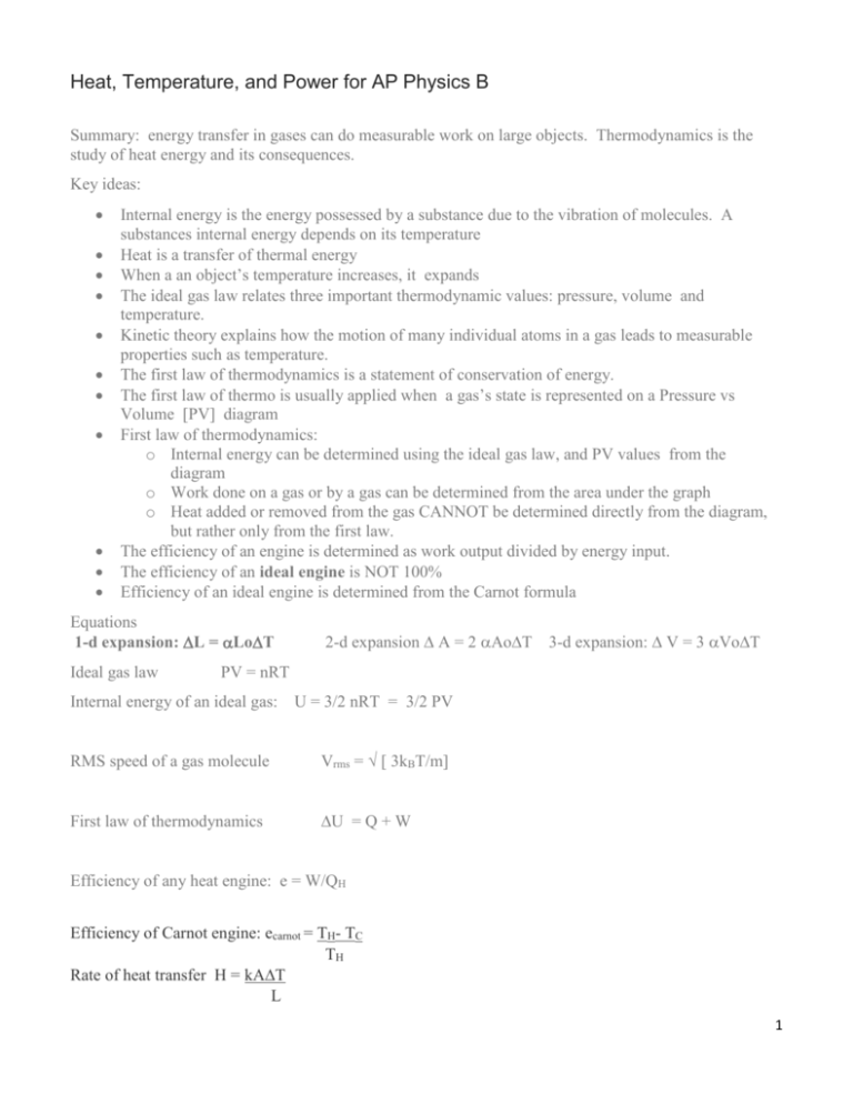 thermo notes part 1