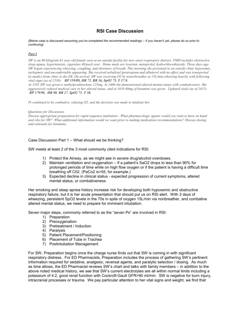 RSI Case Discussion Draft