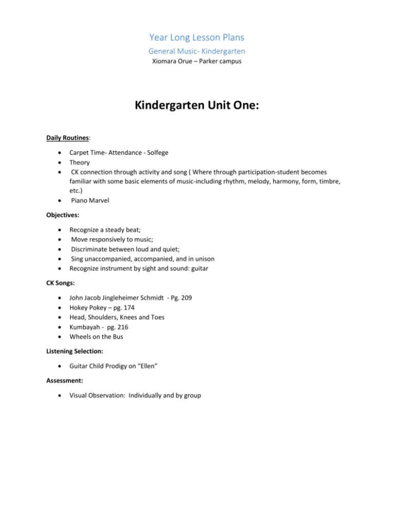 kindergarten-units