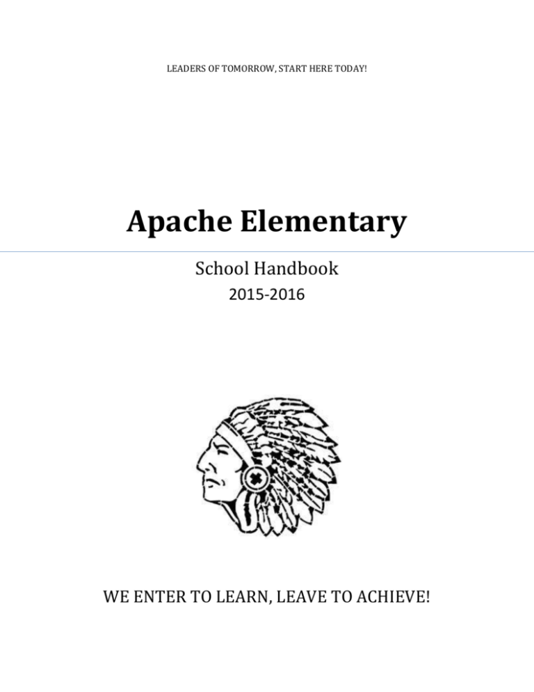 Elementary Handbook - Boone