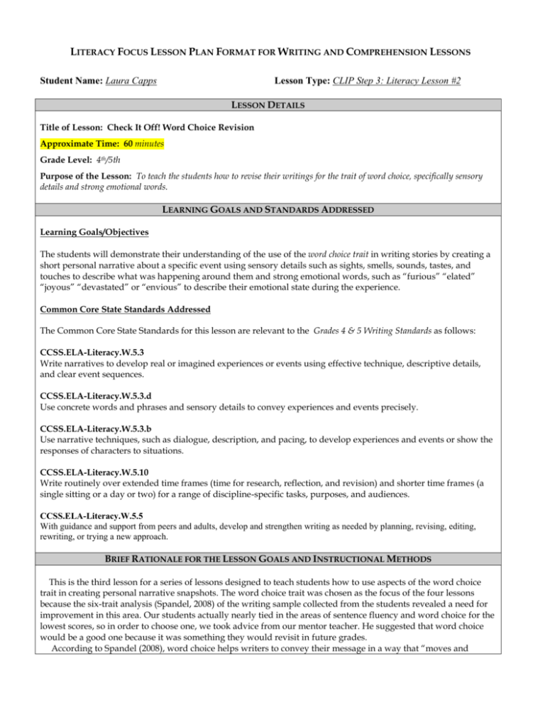 lesson plan 2 - My Educational Portfolio